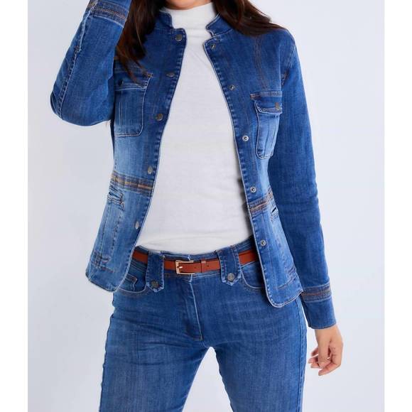 Anatomie | Jackets & Coats | New Anatomie Frida Jacket In True Denim ...